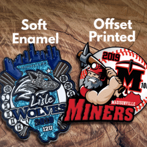 Soft Enamel vs. Offset Printed Pins: What’s the Difference? - Baseball ...